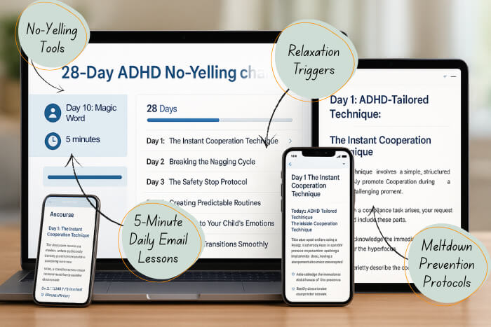 28-Day ADHD No-Yelling Challenge - Strategic Parenting