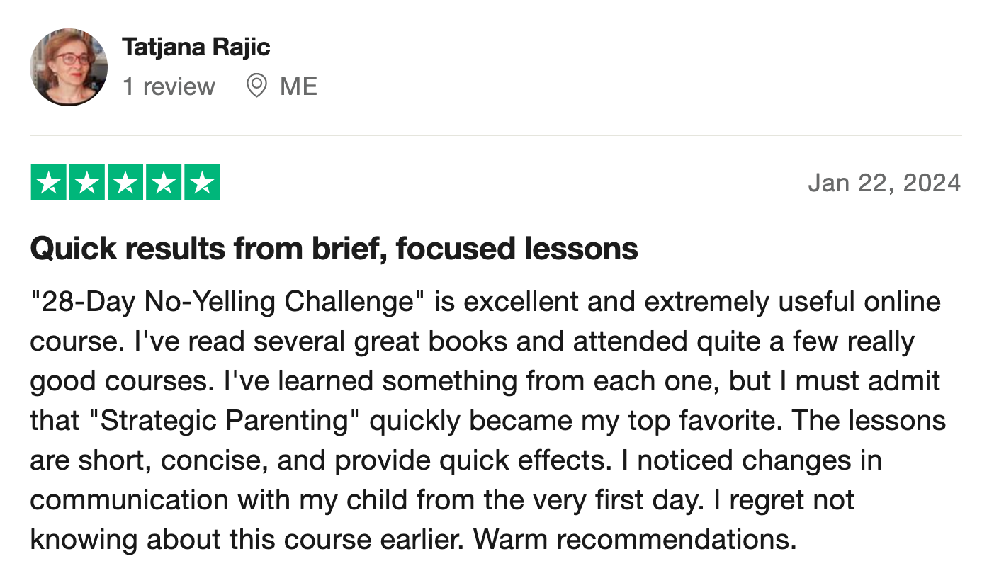 28-Day No-Yelling Challenge 3.0 - Strategic Parenting